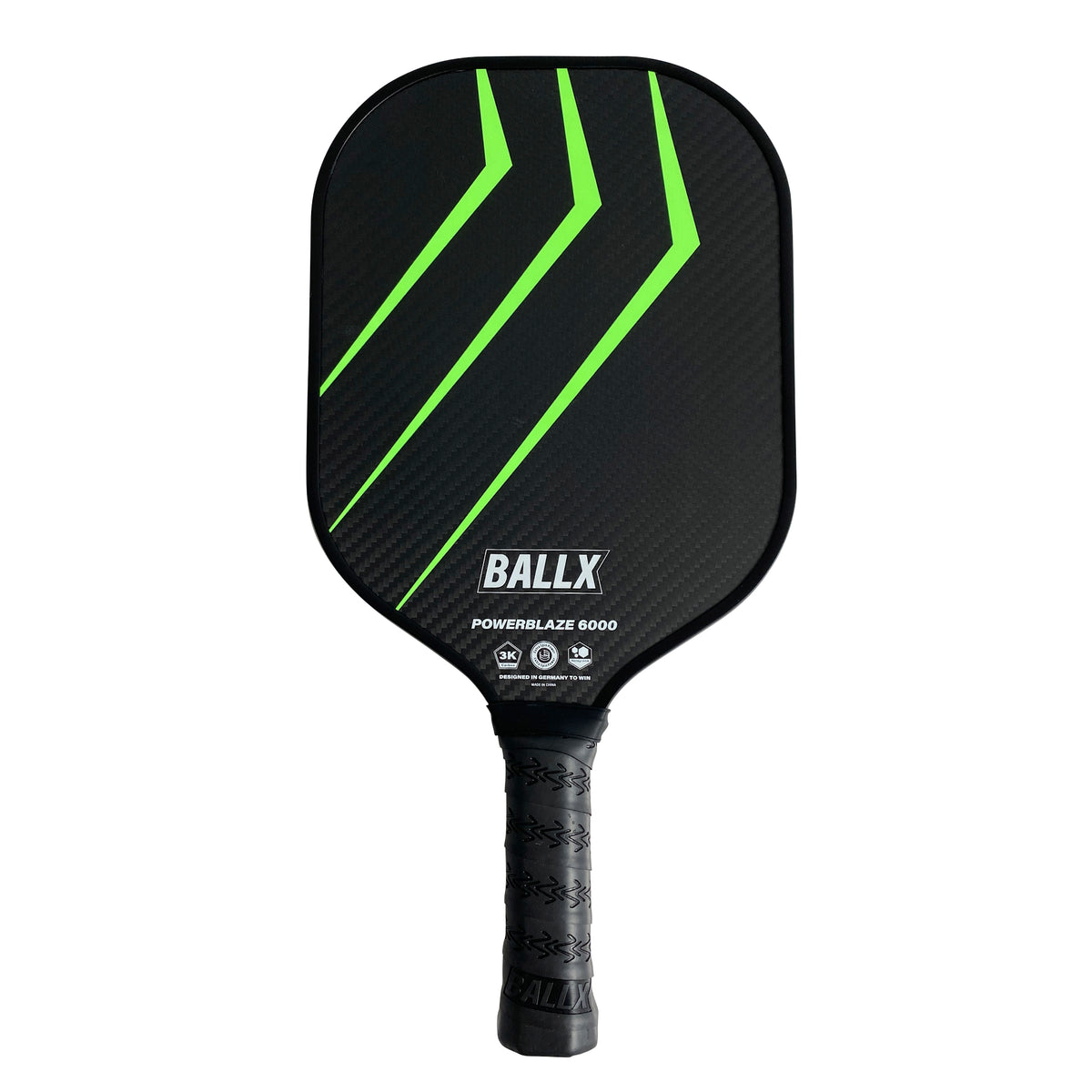 POWERBLAZE 6000 - Premium Pickleball Schläger mit 3K Carbon — BALLX